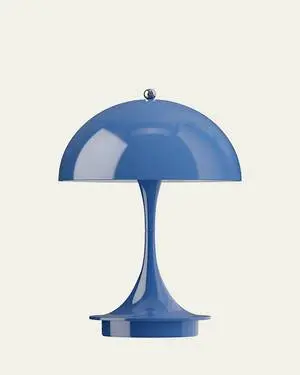 Louis Poulsen Panthella Portable Acrylic Table Lamp, 10" Indigo