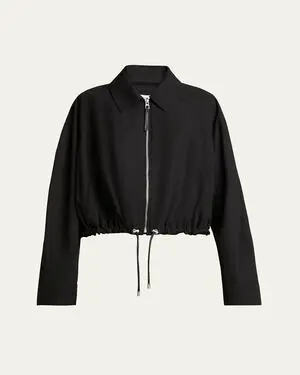Loewe Loewe Balloon Zip-Up Jacket - Black