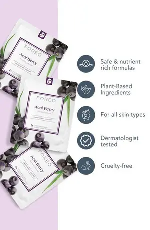 Foreo Farm To Face Sheet Maskacai Berry X3