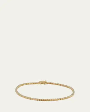 Paul Morelli 18k Yellow Diamond Tennis Bracelet
