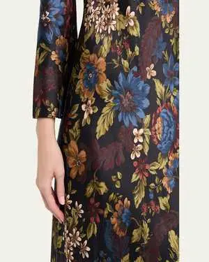 Veronica Beard Gemma Floral Maxi Dress
