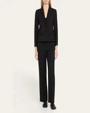 Theory Slim One-button Jacket - Black