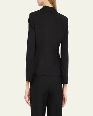 Theory Slim One-button Jacket - Black