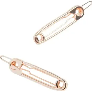NUME Safety Pin Hair Clips - Rose Gold