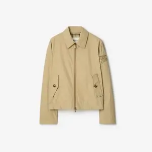 Burberry Gabardine Jacket - Dune Beige