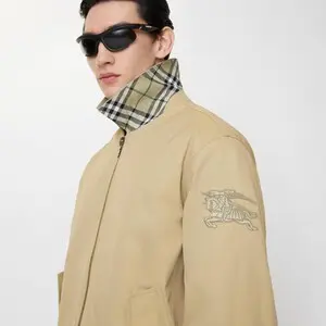 Burberry Gabardine Jacket - Dune Beige
