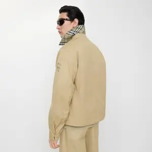 Burberry Gabardine Jacket - Dune Beige