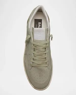 GOLDEN GOOSE Ball Star Leather Low-top Sneakers - Light Green