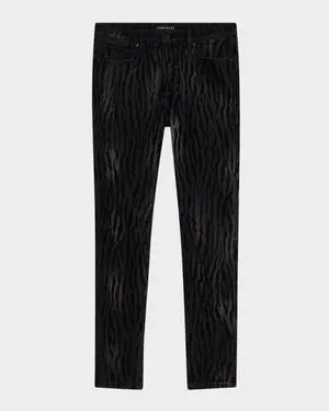 Monfrère MONFRÈRE Greyson Tiger Skinny Jeans - Noir Tigre
