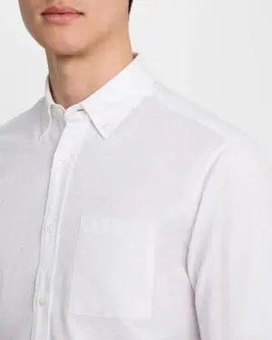 FERRAGAMO Apos;s Gancio Oxford Sport Shirt - White