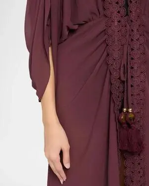 Ramy Brook Raelynn Coverup Maxi Dress - Merlot