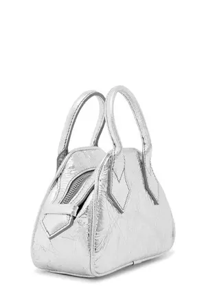 VIVIENNE WESTWOOD Yasmine Mini Metallic Top Handle Bag
