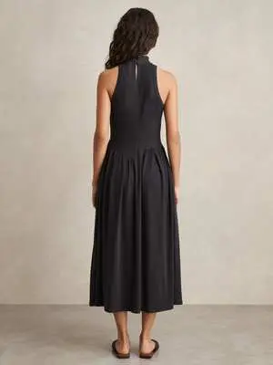 REISS Blake Sleeveless Midi Dress