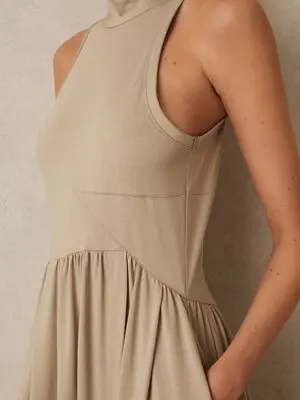 REISS Blake Sleeveless Midi Dress