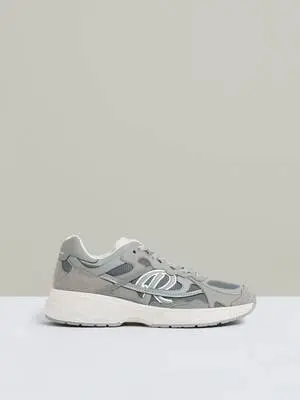 REISS Volt Nubuck And Mesh Trainers