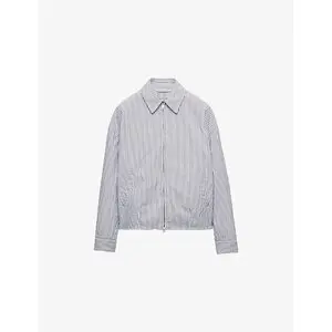 Prada Striped Woven Jacket