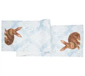 VALERIE PARR HILL Damask Bunny Runner Valerie - One-color