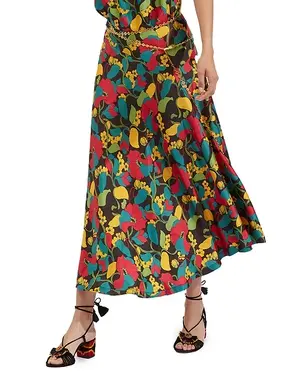 La DoubleJ Milano Skirt - Vines Brown