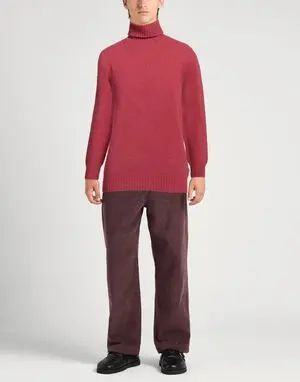 Altea Turtleneck Virgin Wool Sweater - Red