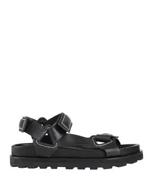 JIL SANDER Leather Technical Sandals
