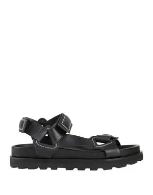 JIL SANDER Leather Technical Sandals