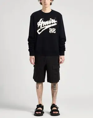 Amiri Distressed Cotton Sweatshirt With Appliqués