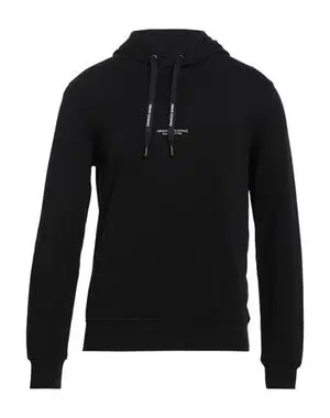 Armani Exchange Cotton Blend Sweatshirt Black