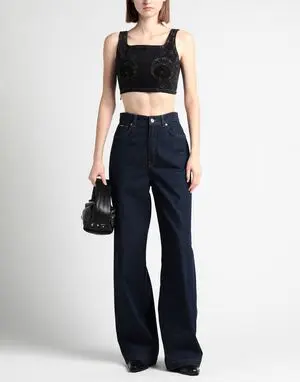 MARINE SERRE Top Cotton - Black