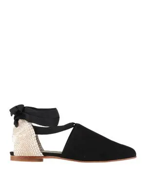 CastaÑer Ballerina Flats - Black