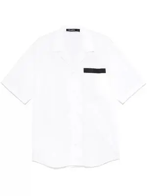Karl Lagerfeld Logo-plaque Shirt - White