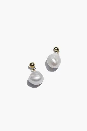 MUNS Perla Stud Earrings - Gold