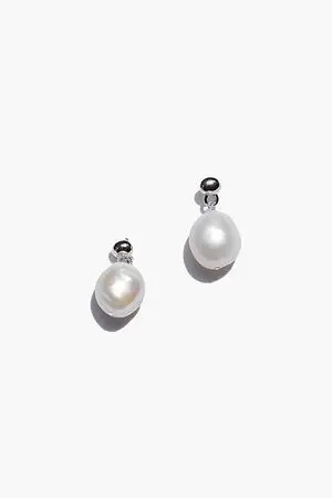 MUNS Perla Stud Earrings - Silver