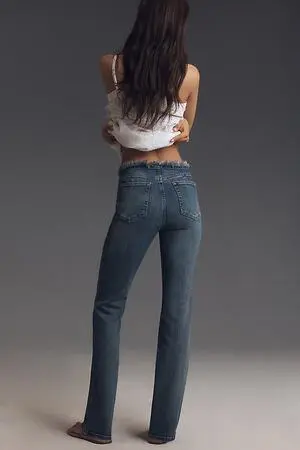 PILCRO Low-rise Bootcut Jeans - Medium Denim