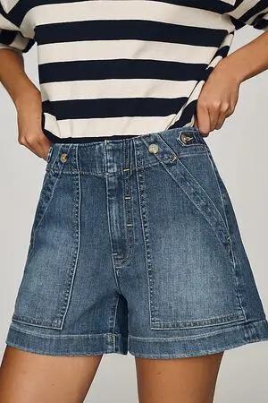 PILCRO Henri Camper Shorts - Light Denim