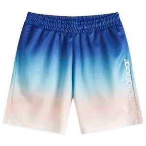 Casablanca Football Shorts - Blue Gradient