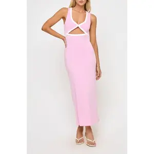 L*Space Steph Cutout Cover-up Midi Dress Rosewater
