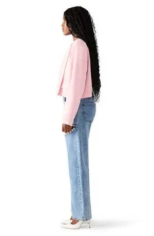 Steve Madden Serene Crop Blazer - Powder Pink