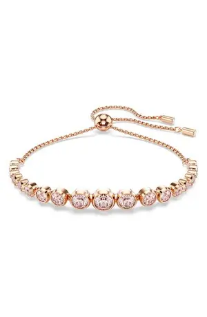 SWAROVSKI Imber Crystal Slider Bracelet - Pink