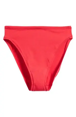 Natori Bliss Bare Cotton High Cut Briefs Bonfire