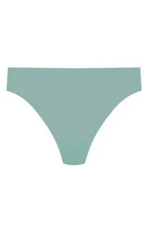 Natori Bliss Bare Stretch Cotton Thong - Succulent