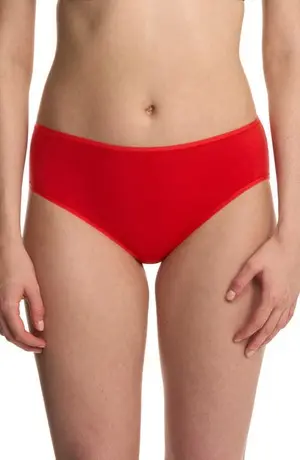 Natori Bliss Bare Cotton Hipster Briefs Paprika