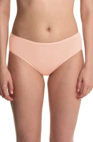 Natori Bliss Bare Cotton Hipster Briefs Seashell