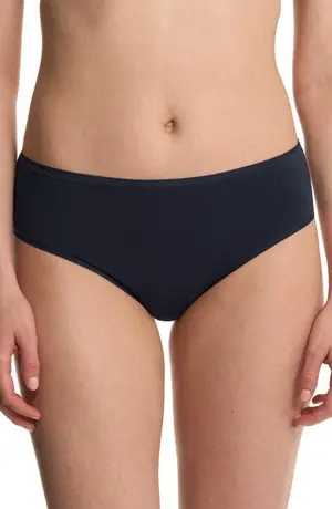 Natori Bliss Bare Cotton Hipster Briefs Storm Cloud