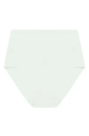 Natori Bliss Bare Cotton High Waist Briefs - Iced Mint