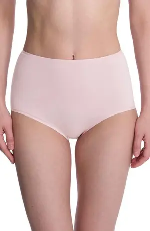 Natori Bliss Bare Cotton High Waist Briefs Mist Orchd
