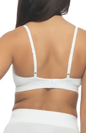 Felina Assorted 2-pack Stretch Cotton Bralettes - Tuxedo
