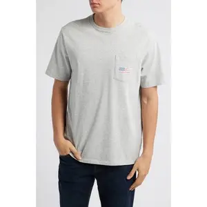 Vineyard Vines Whale Pocket T-shirt Grey Heather
