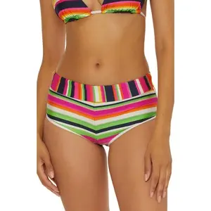Trina Turk Striped Swimsuits