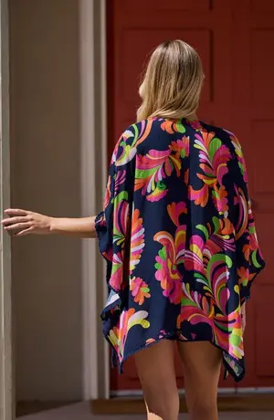 Trina Turk Poolside Swirl Cover-up Shorts