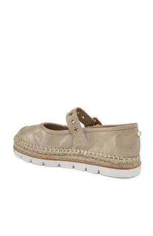 J/SLIDES NYC Beatrice Espadrille - Gold